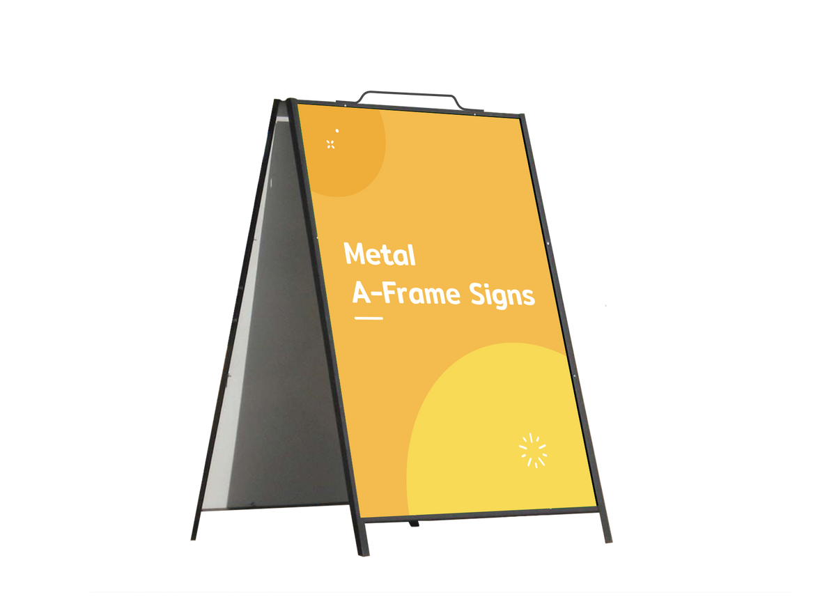 Phoenix Metal A-Frame Signs printing - best price — Banner Printing Phoenix